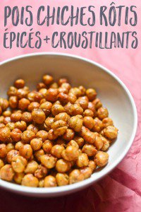 Pois chiches rôtis, épicés et croustillants Recette | Chocolate & Zucchini