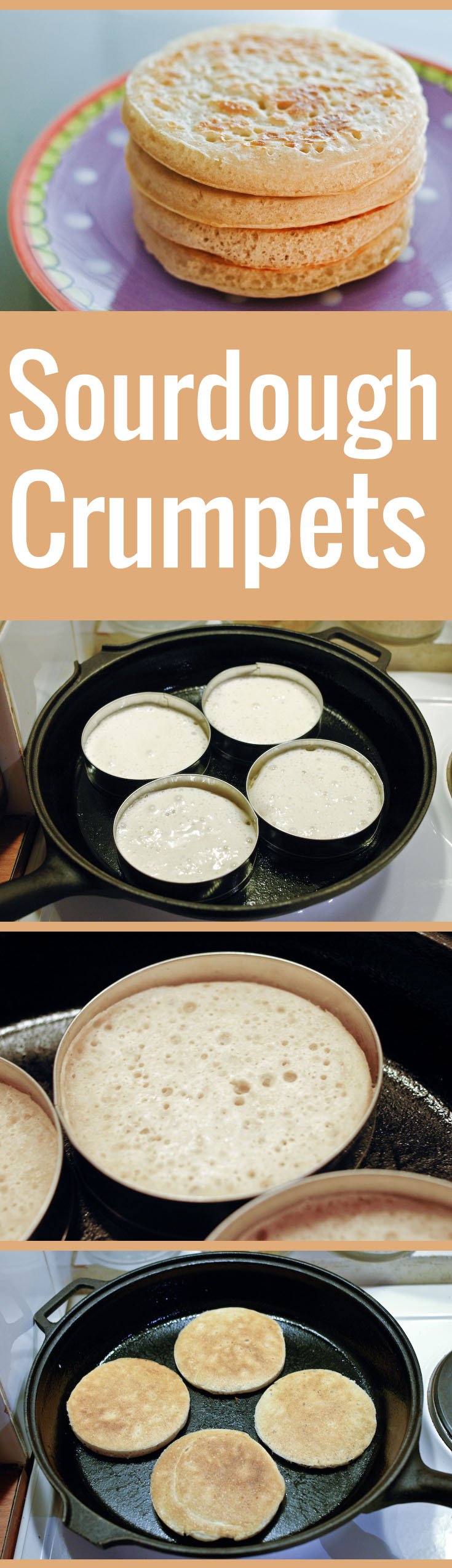 Sourdough Crumpets with Natural Starter Recipe | Chocolate & Zucchini