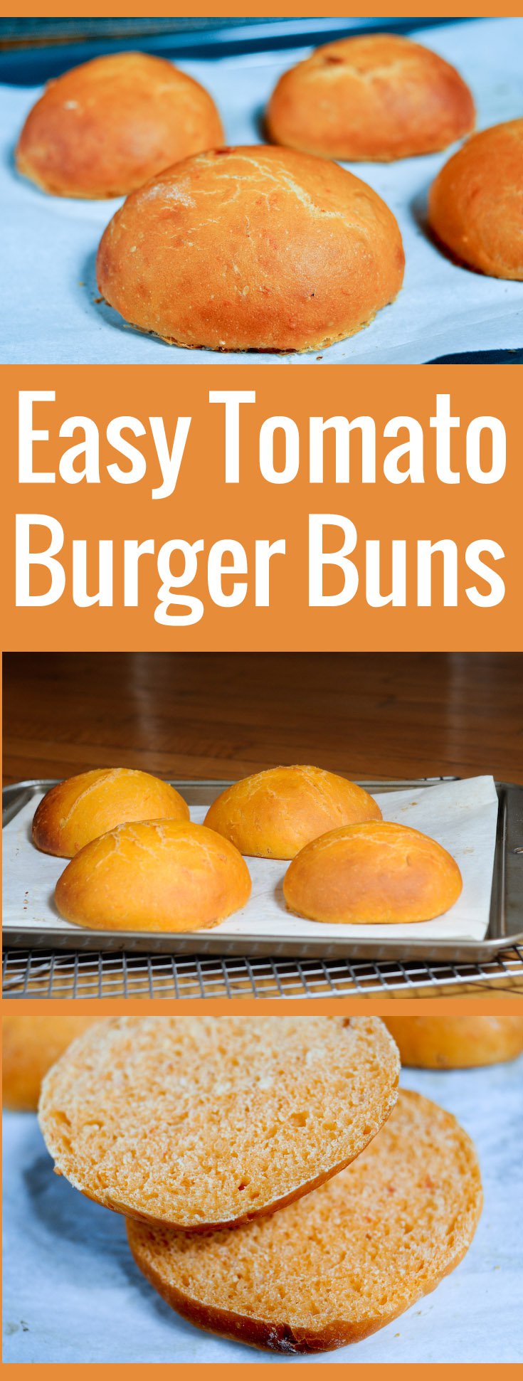 Tomato Burger Buns Recipe | Chocolate & Zucchini